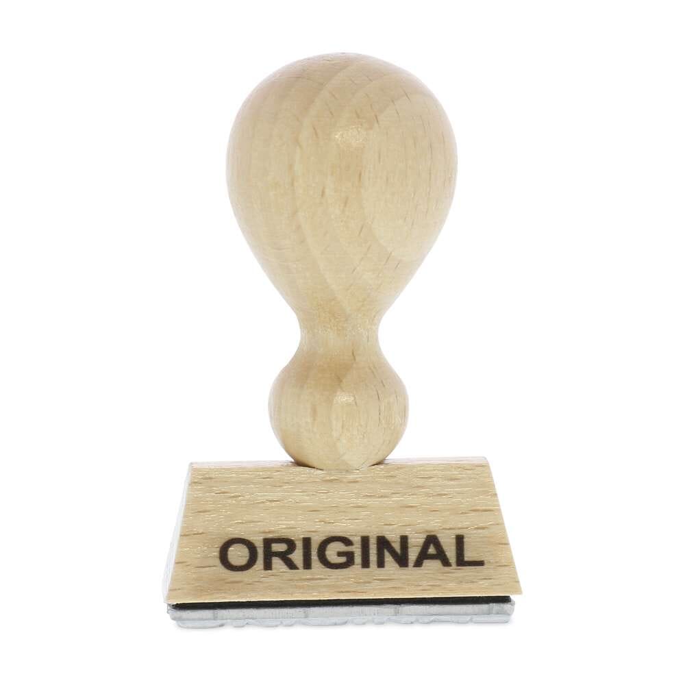 Holzstempel mit Standardtext "ORIGINAL | stempel-versand.at