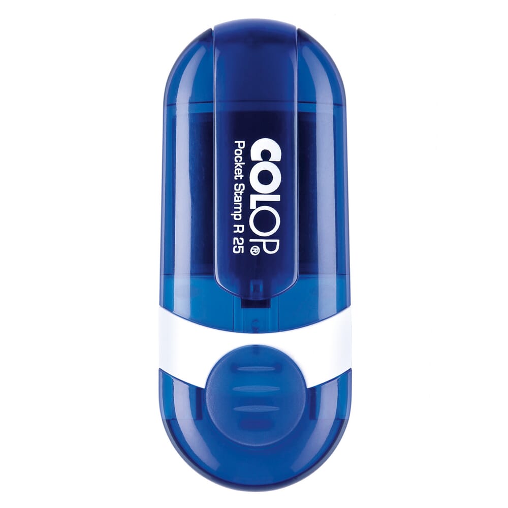 Taucherstempel - Padi Colop Pocket Stamp R 25 (Ø 25 mm - 5 Zeilen ...