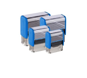 stempel-versand.at Imprint Blau Textstempel | stempel-versand.at