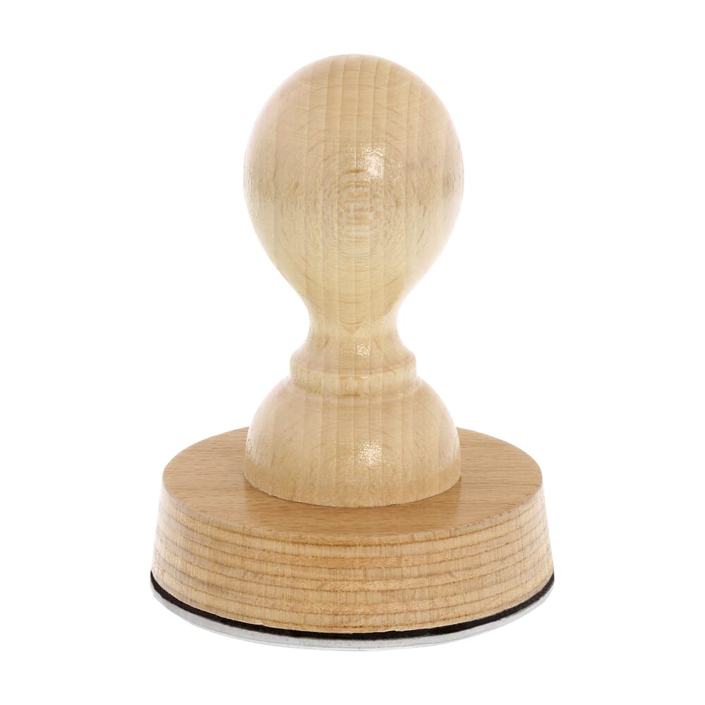 Holzstempel rund - Rundstempel, ø 60 mm | stempel-versand.at