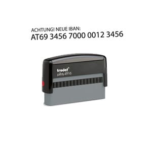 Bankbeleg Stempel | stempel-versand.at