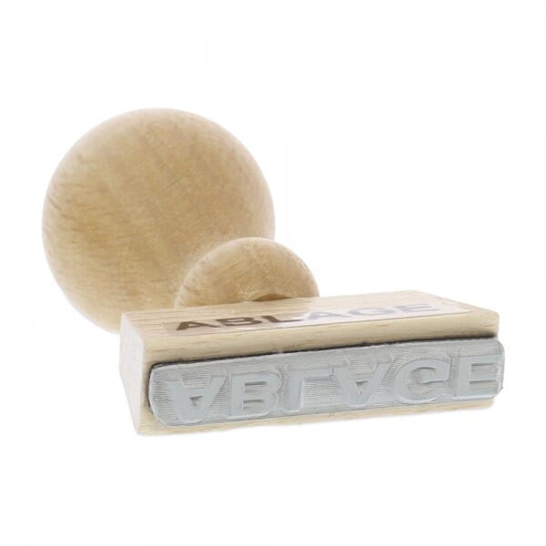 Holzstempel mit Standardtext "ABLAGE | stempel-versand.at